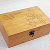 Custom Quote Wooden Box, Custom Poem on Box, Memory Box, Engraved Quote ...