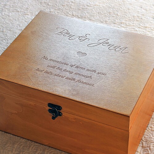 Wedding Invitation Memory Keepsake Box-custom Made 9 - Etsy