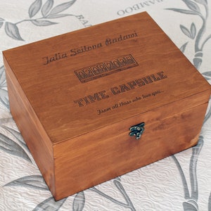 Time Capsule, Baby Time Capsule Box, Personalized Baby Memory Box ...