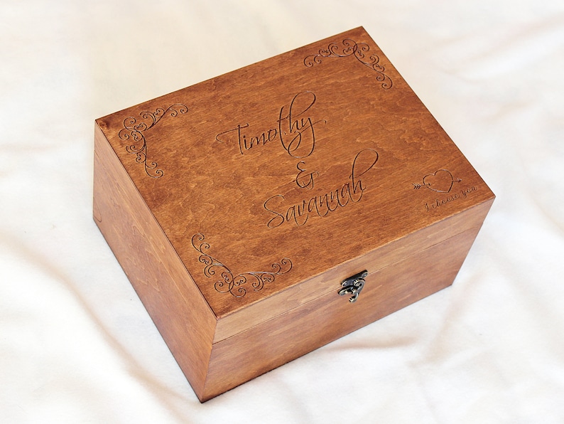 Wedding Memory Box Personalized Wedding Box Wedding Memento - Etsy