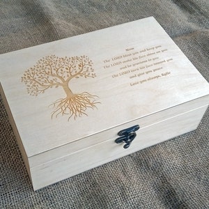 Custom Quote Wooden Box, Custom Memory Box, Engraved Quote Box, Custom ...