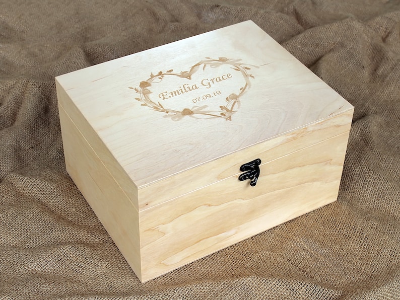 Personalized Keepsake Box Custom Memory Box Personalized - Etsy