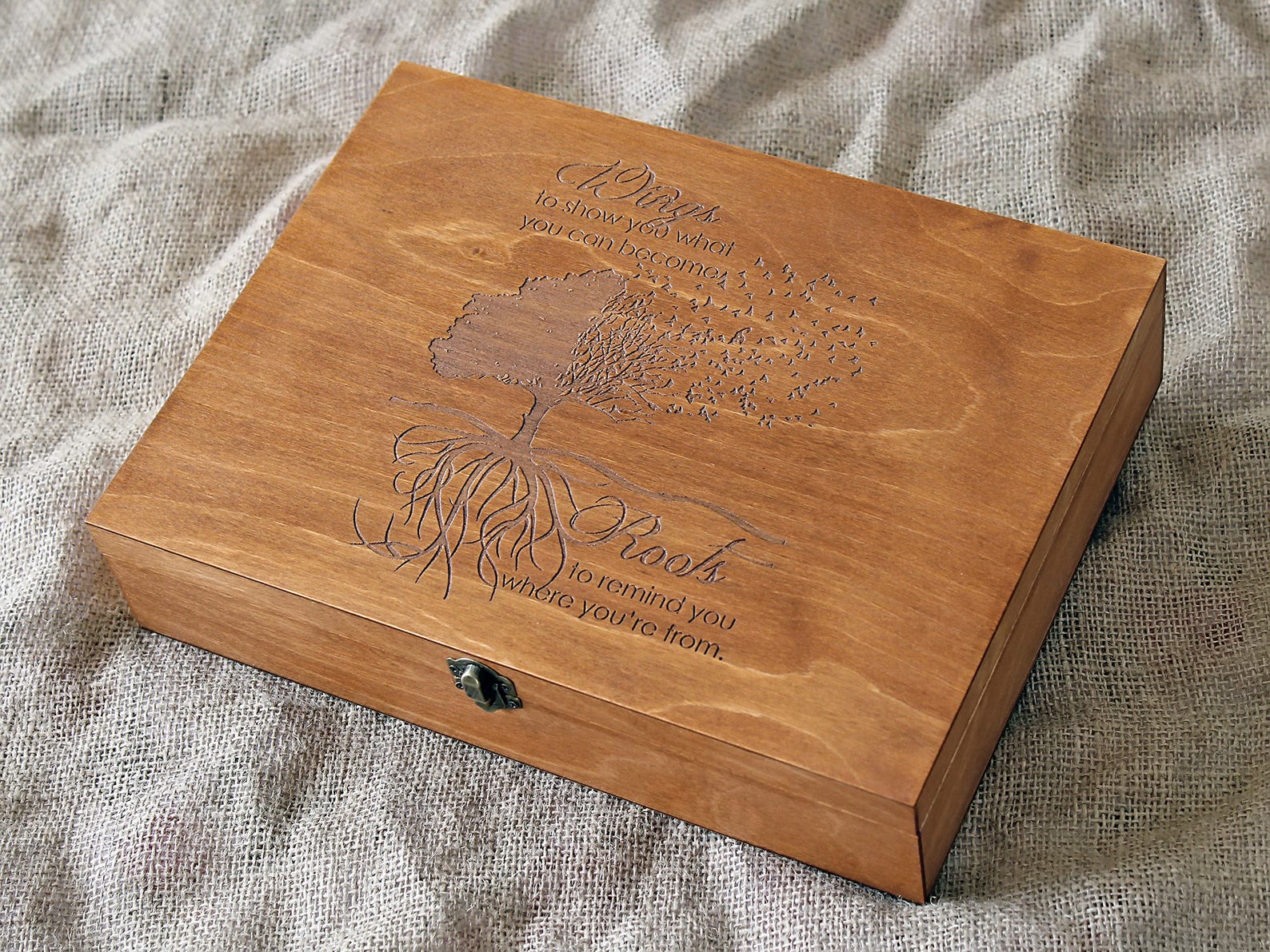 Personalized Memory Box Keepsake Box Custom Quote Memory | Etsy