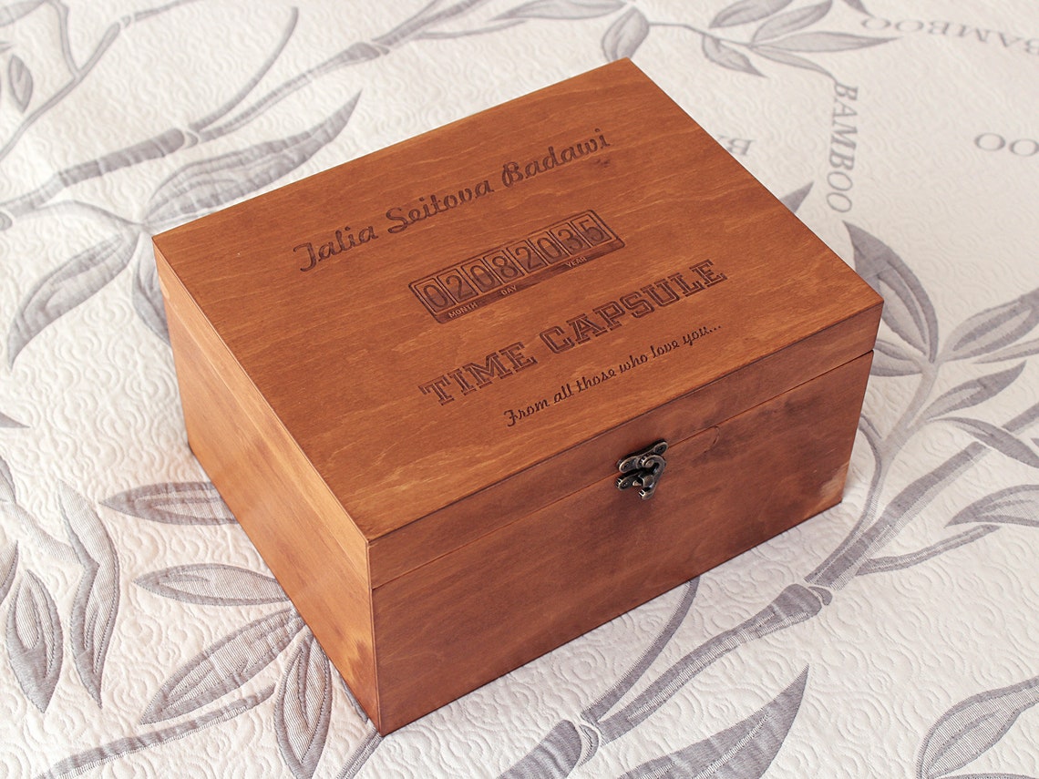 Time Capsule, Baby Time Capsule Box, Personalized Baby Memory Box ...