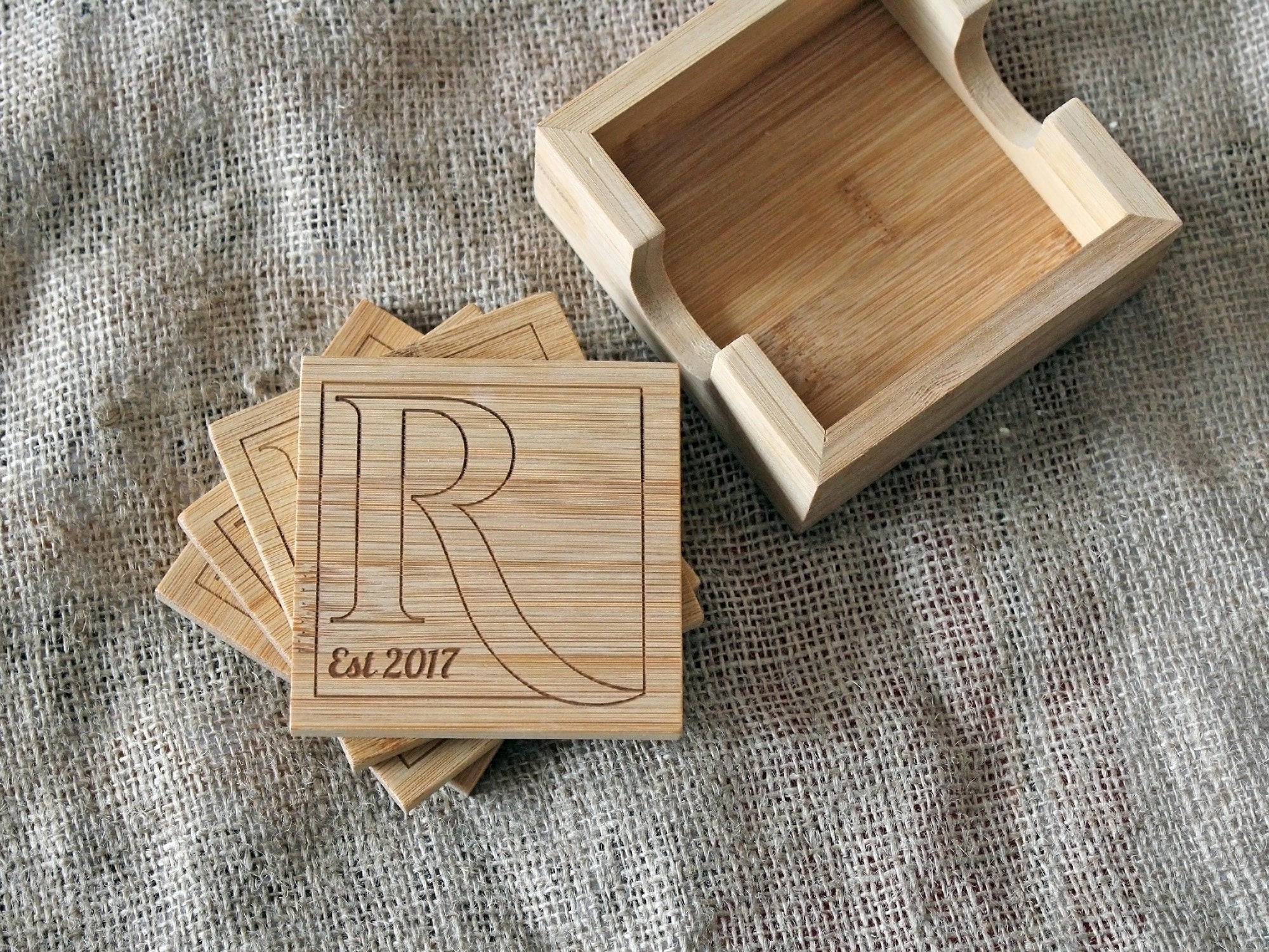 Custom Coasters Wedding Gift Housewarming Gift Personalized | Etsy