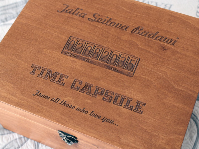 Time Capsule, Baby Time Capsule Box, Personalized Baby Memory Box ...