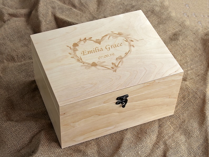 Personalized Keepsake Box Custom Memory Box Personalized - Etsy