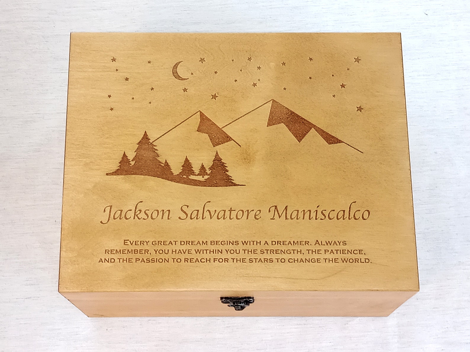 Personalized Baby Memory Box First Birthday Capsule Keepsake - Etsy