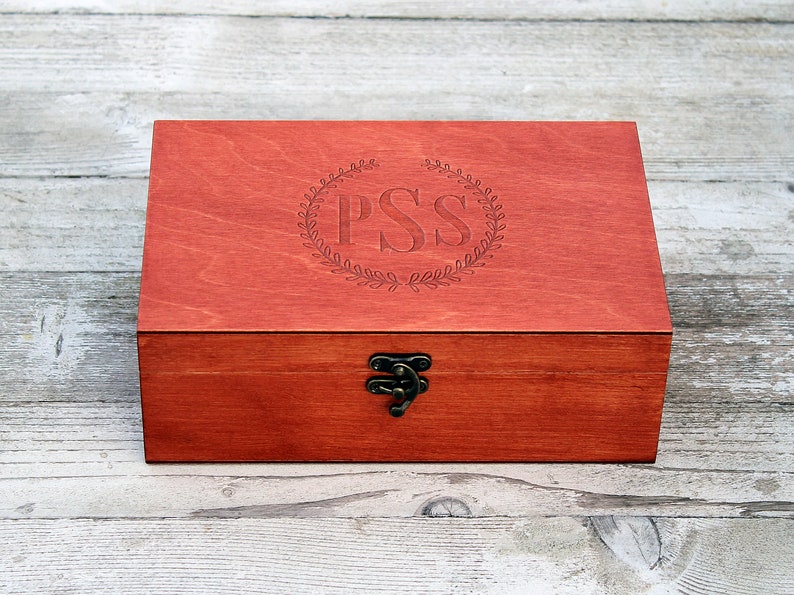 Personalized Monogram Box Monogrammed Wooden Box Monogram - Etsy