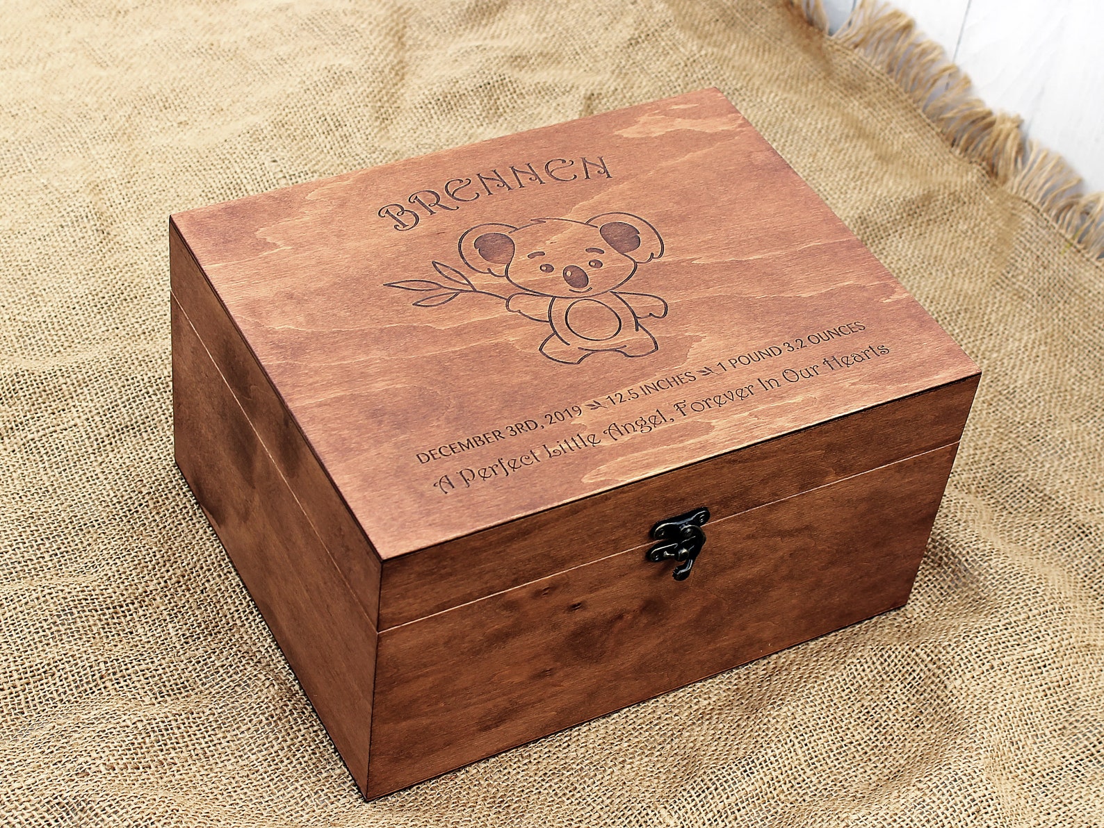 Personalized Memory Box First Birthday Capsule Baby Keepsake - Etsy