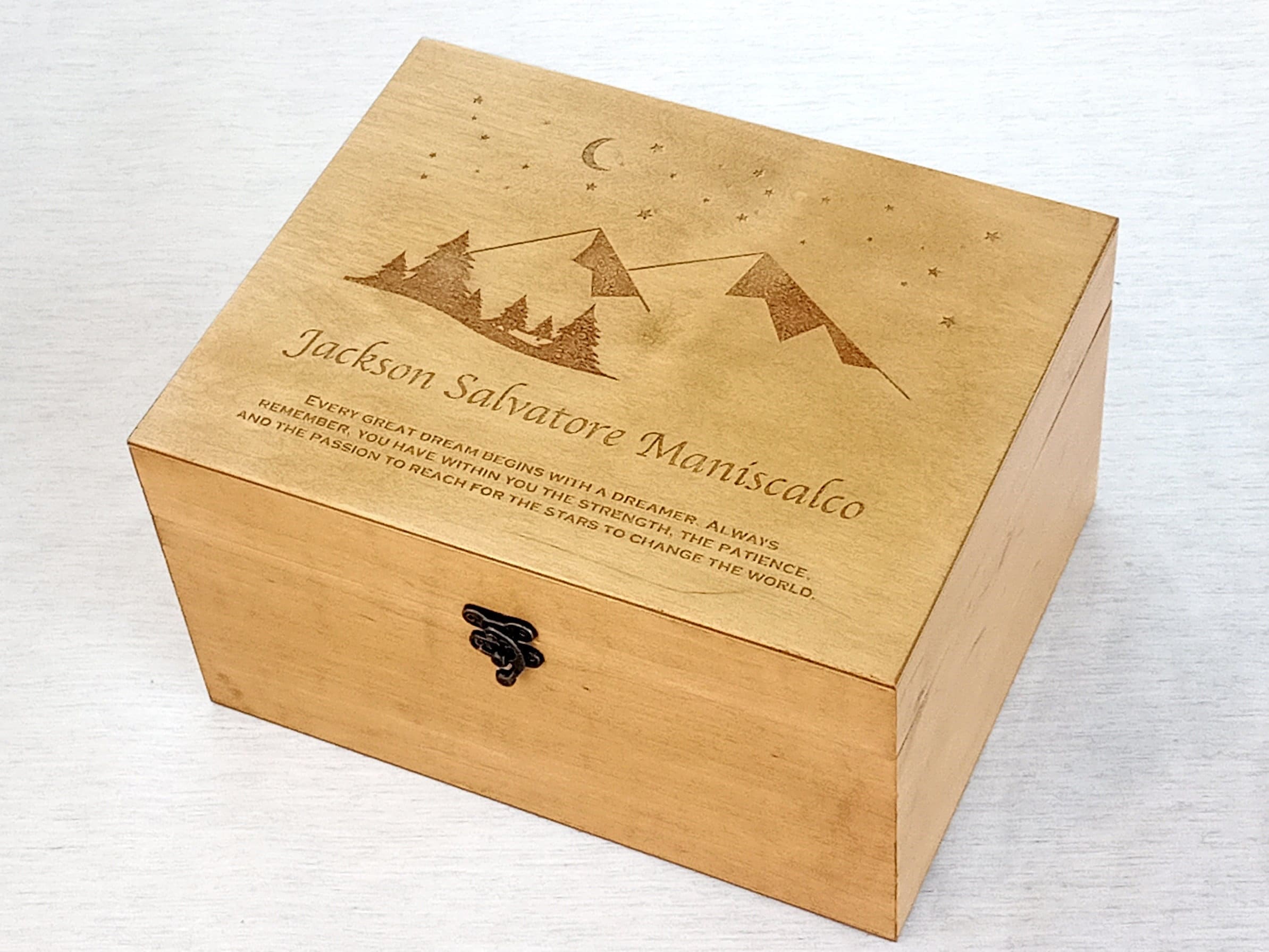 Personalized Baby Memory Box First Birthday Capsule Keepsake - Etsy