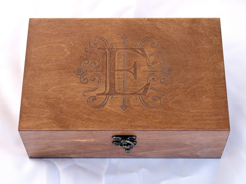 Personalized Monogram Box Monogrammed Wooden Box Monogram - Etsy