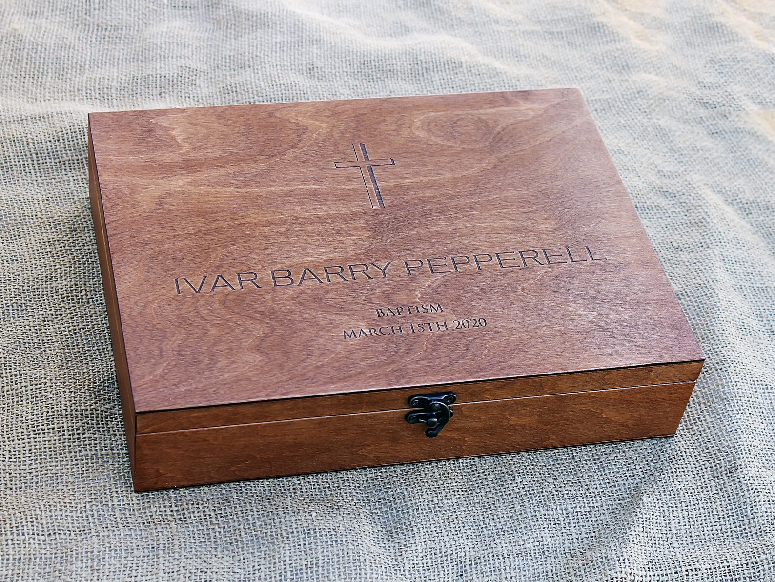 Personalized Baptism Memory Box Baptism Gift Keepsake Box - Etsy