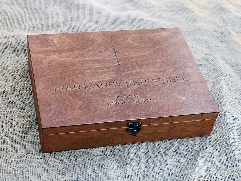 Personalized Baptism Memory Box Baptism Gift Keepsake Box - Etsy