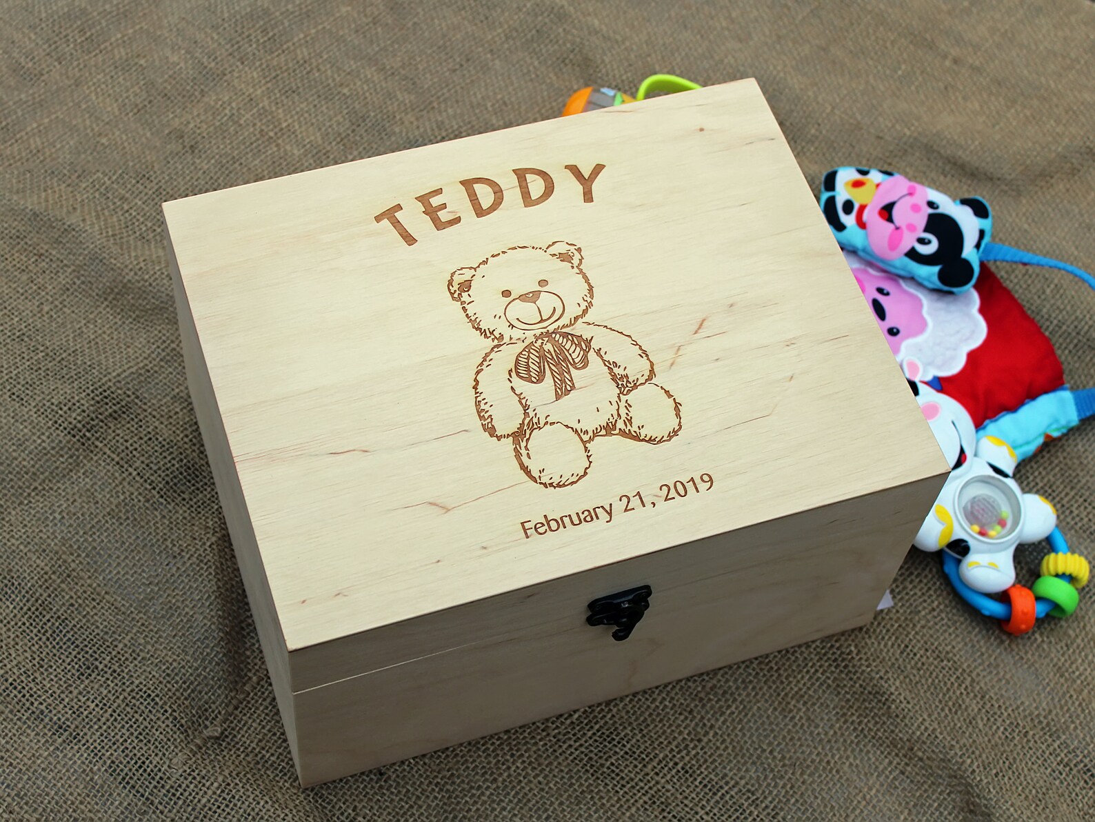 Personalized Baby Memory Box First Birthday Capsule Baby - Etsy