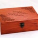 Personalized Jewellry Box, Custom Engraved Wooden Box, Engraved Poem on ...
