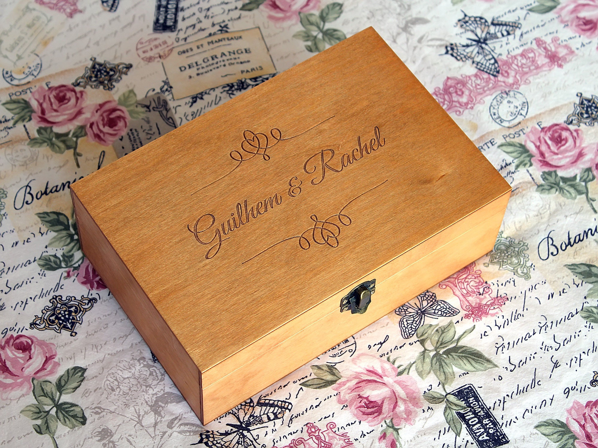 Personalized Keepsake Box for a Couple Custom Memory Box - Etsy