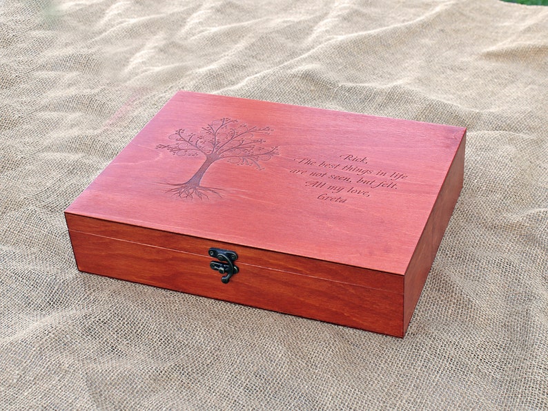 Personalized Memory Box Keepsake Box Custom Quote Memory - Etsy
