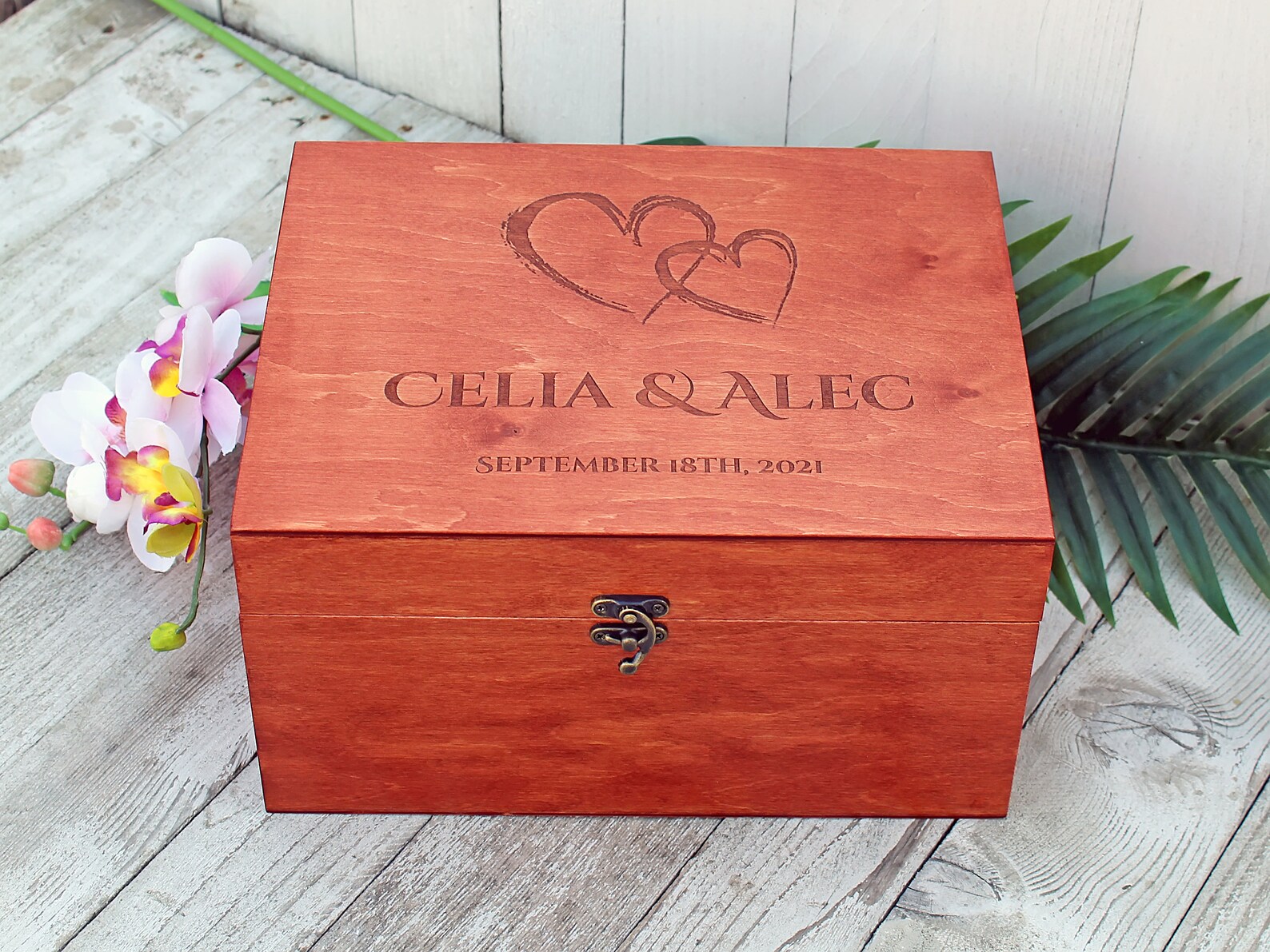 Wedding Memory Box, Personalized Wedding Box, Wedding Memento Box ...