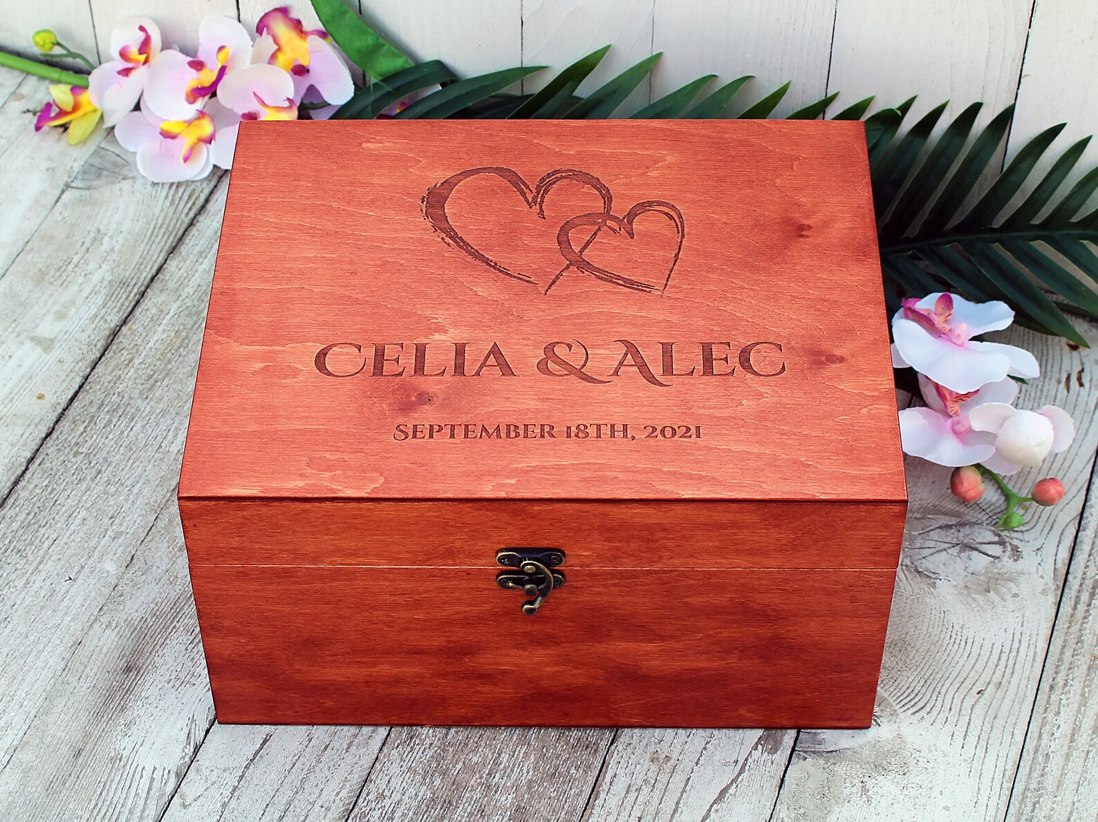 Wedding Memory Box, Personalized Wedding Box, Wedding Memento Box ...