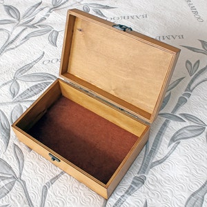 Monogram Box, Custom Engraved Box, Monogram Jewelry Box, Personalized ...