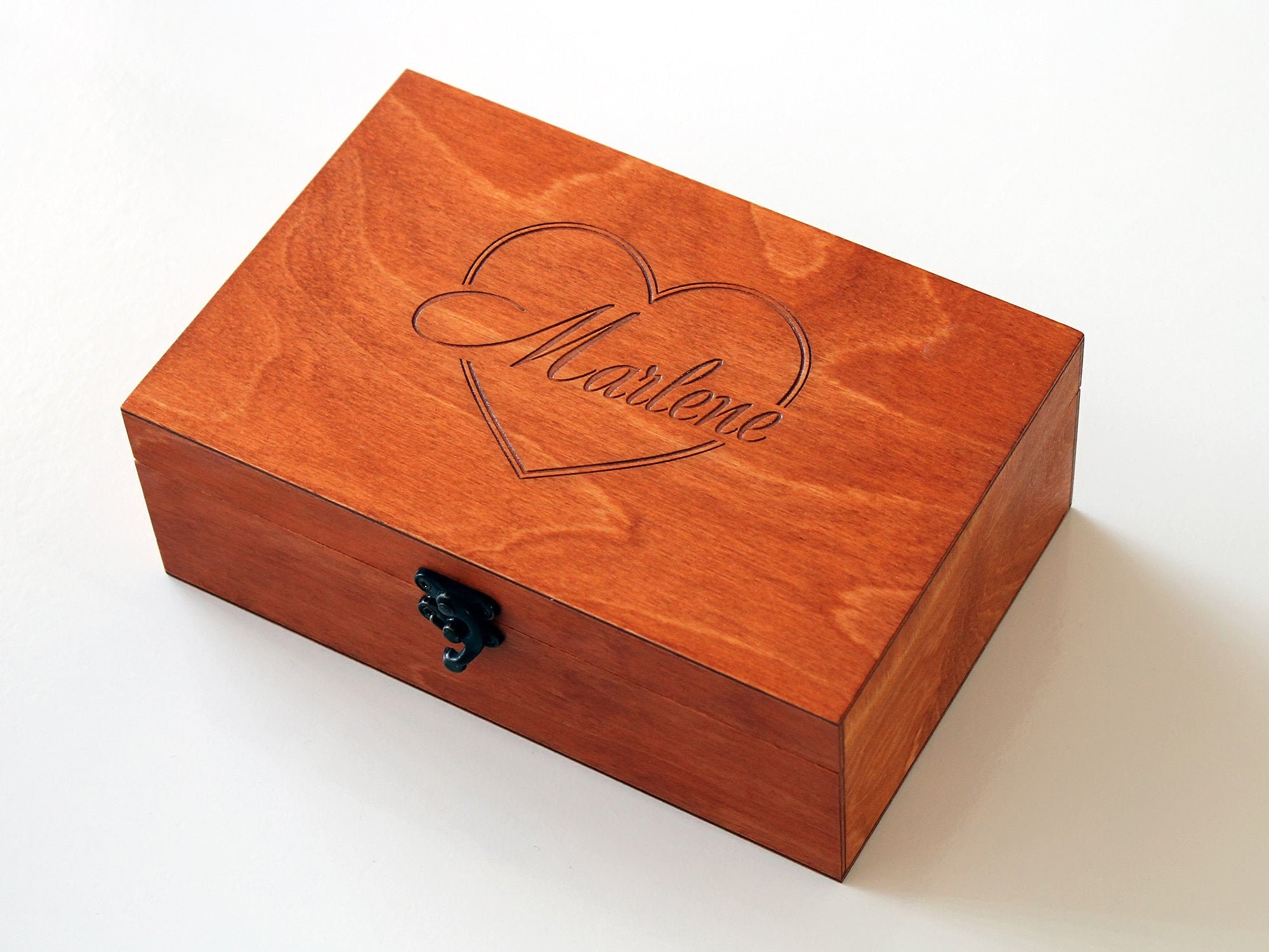 Personalized Wood Box Custom Engraved Jewellery Box Мemory - Etsy