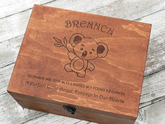 Personalized Memory Box First Birthday Capsule Baby Keepsake | Etsy