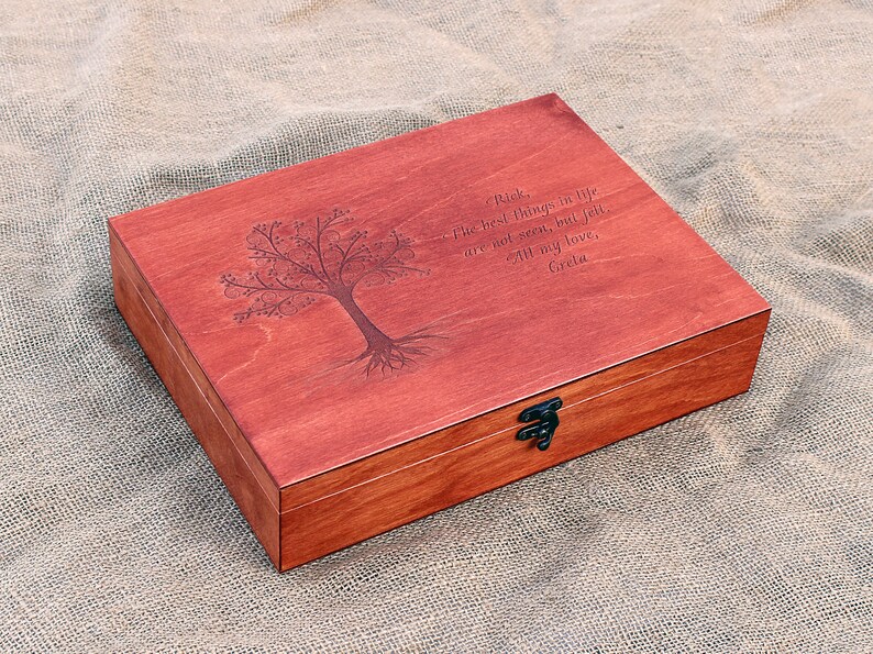Personalized Memory Box Keepsake Box Custom Quote Memory - Etsy