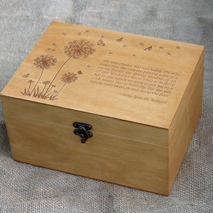 Personalized Keepsake Box With Favorite Verse on It, Anniversary Gift ...