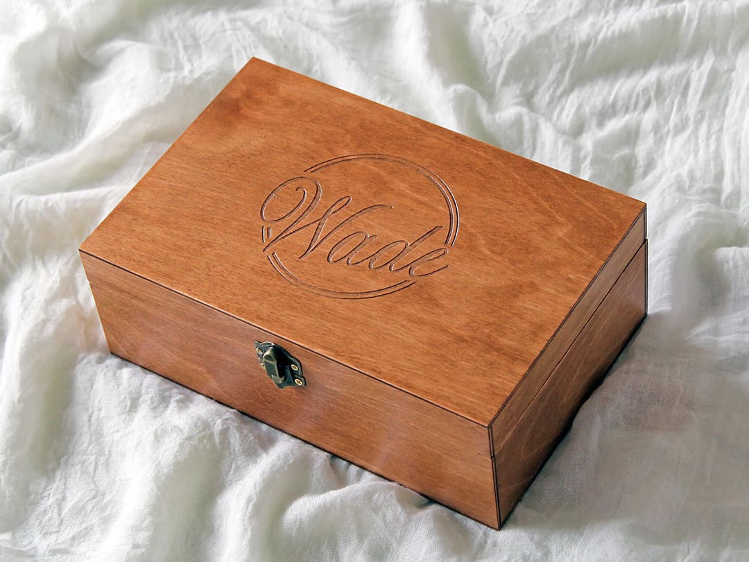Personalized Wooden Box , Memory Box, Custom Engraved Jewelry Box ...