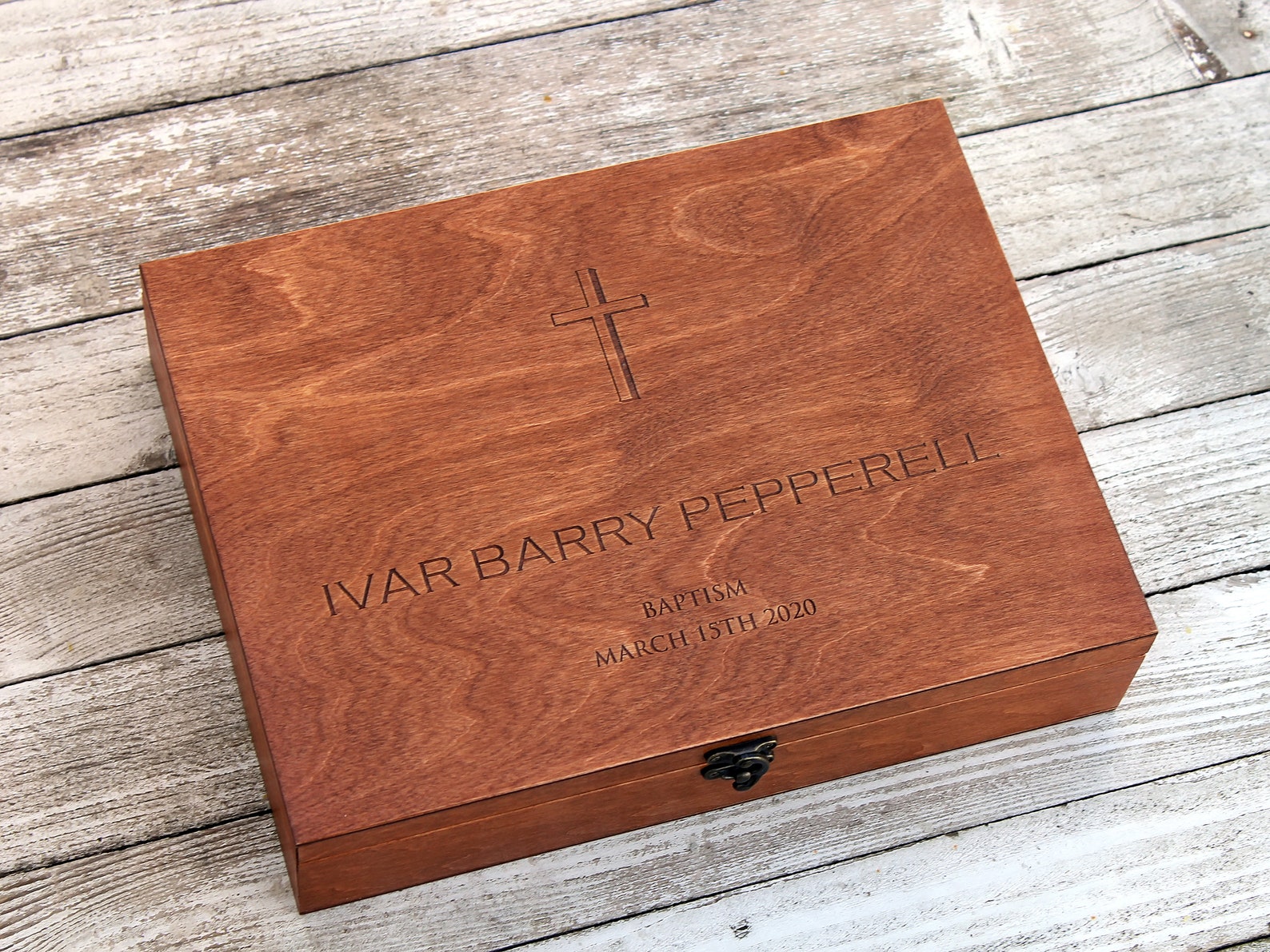 Personalized Baptism Memory Box Baptism Gift Keepsake Box - Etsy