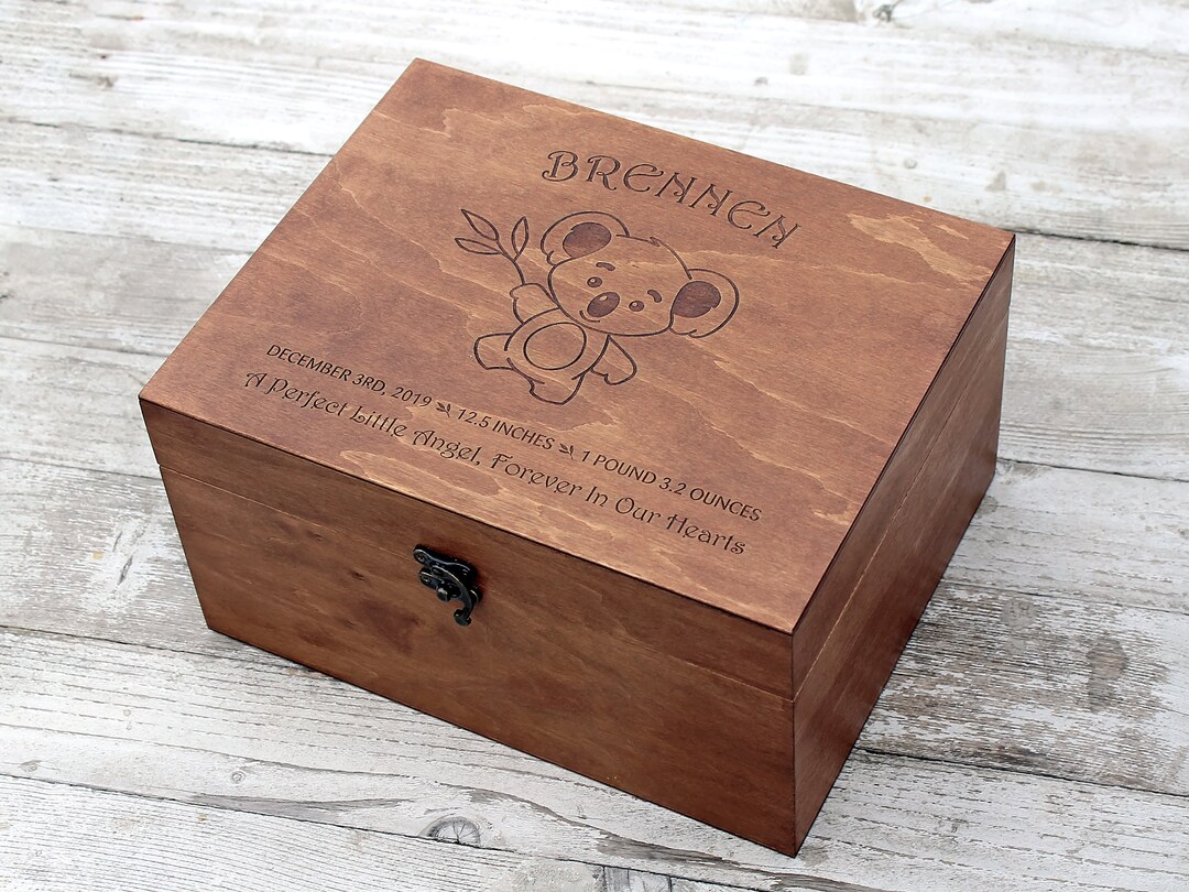 Personalized Memory Box, Gift for Newborn, Baby Keepsake Box, Custom ...