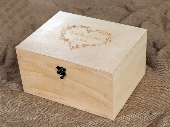 Personalized Keepsake Box Custom Memory Box Personalized | Etsy