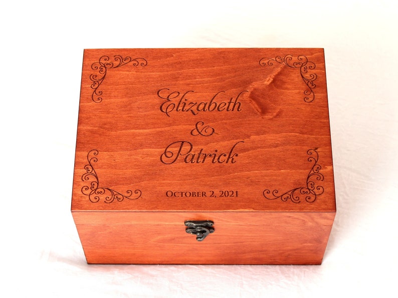 Wedding Keepsake Box Personalized Wedding Memento Box Gift - Etsy
