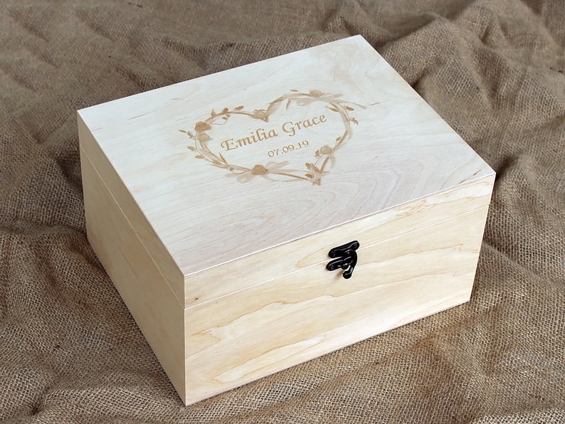 Personalized Keepsake Box Custom Memory Box Personalized - Etsy
