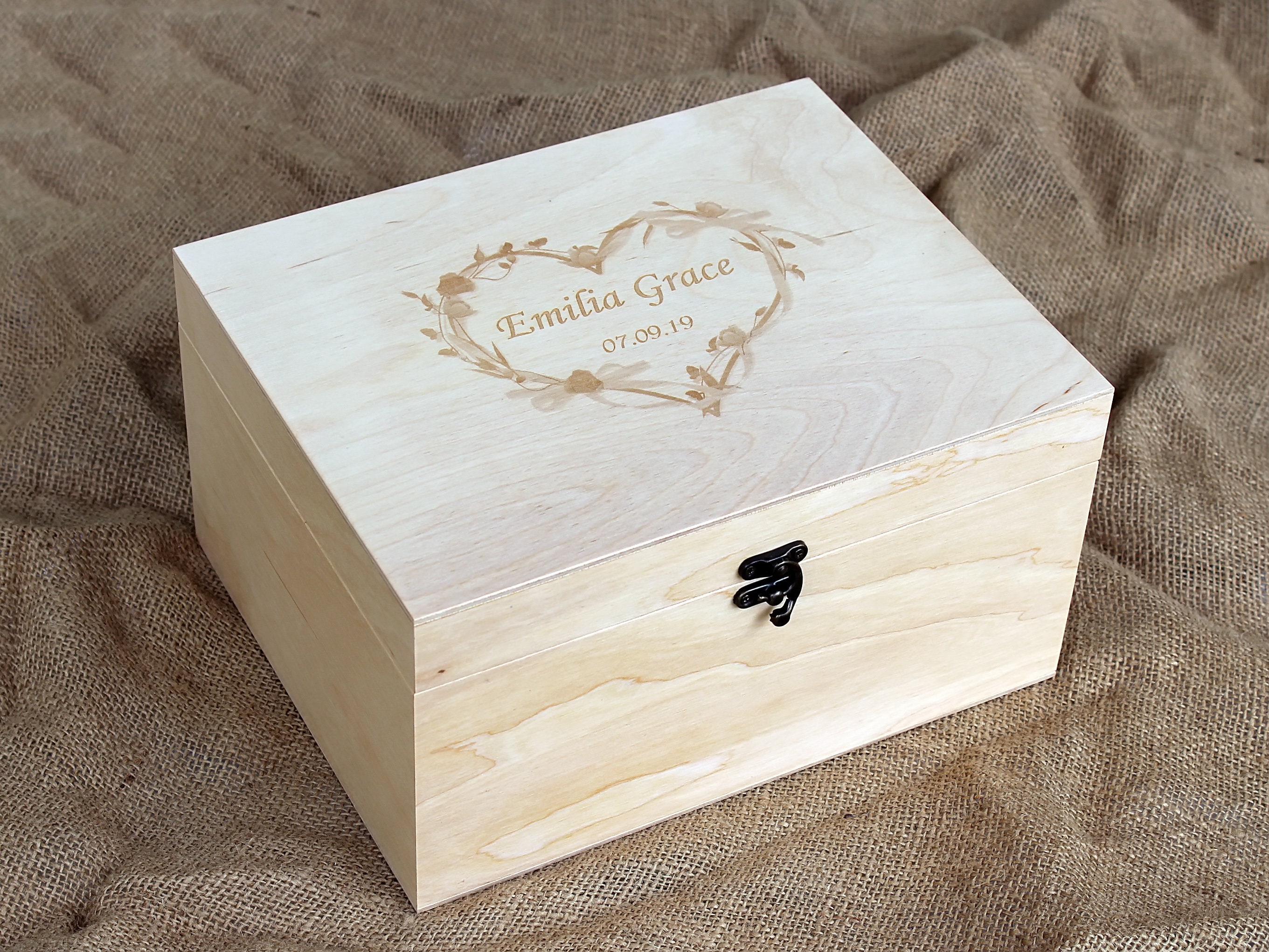 Personalized Keepsake Box Custom Memory Box Personalized | Etsy