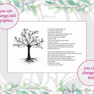 Custom Verse Wooden Box, Custom Poem, Cummings Poem, Memory Box, Custom ...