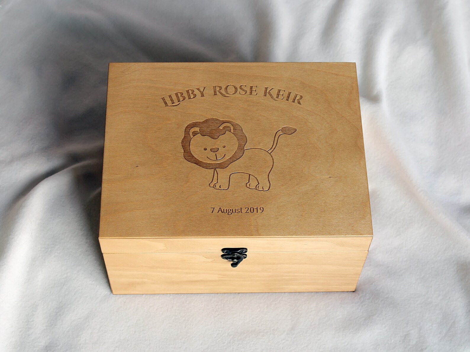 Personalized Keepsake Wood Box Custom Baby Memory Box First - Etsy