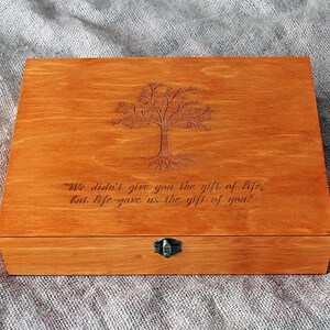 Personalized Memory Box, Keepsake Box, Custom Quote Memory Box, Custom ...