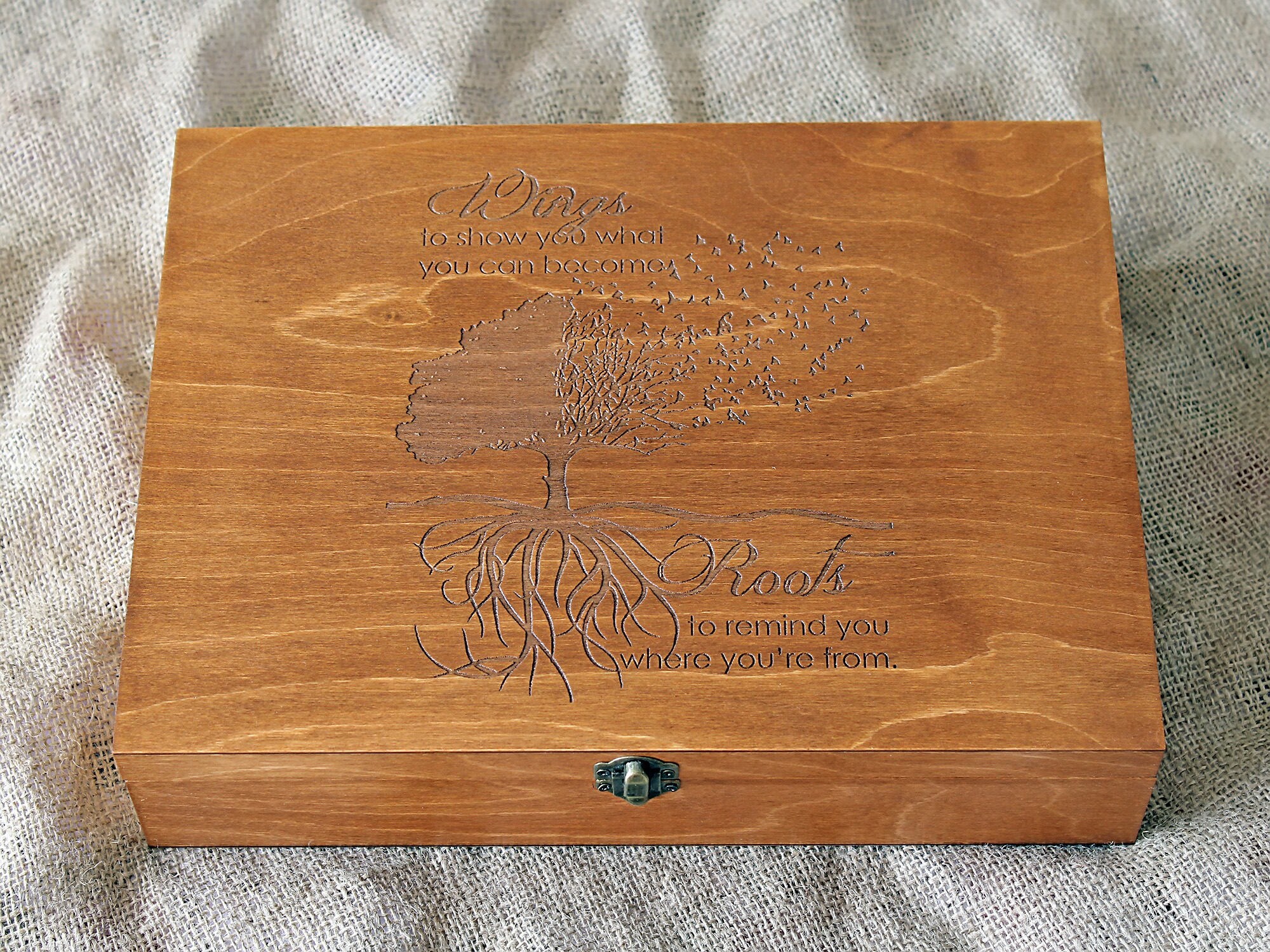 Personalized Memory Box Keepsake Box Custom Quote Memory | Etsy