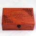 Personalized Jewellry Box, Custom Engraved Wooden Box, Engraved Poem on ...