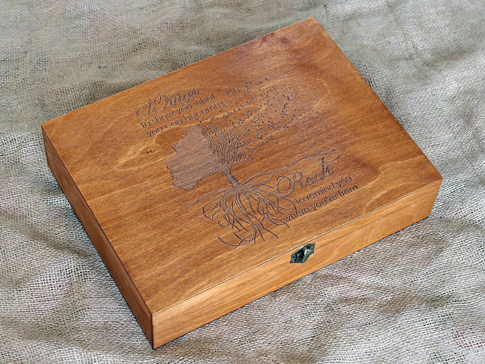 Personalized Memory Box Keepsake Box Custom Quote Memory | Etsy