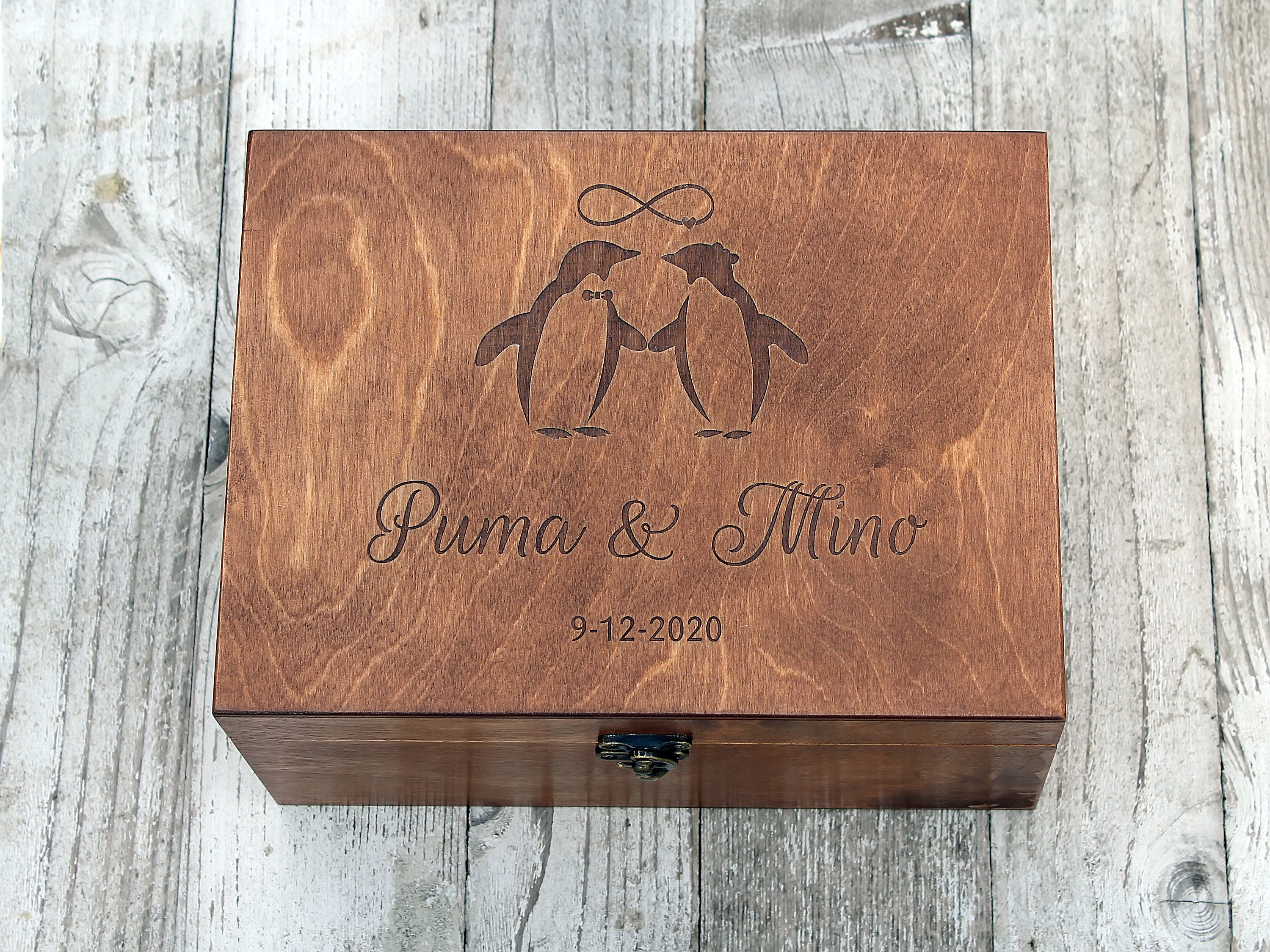 Wedding Memory Box, Personalized Wedding Box, Custom Keepsake Box ...