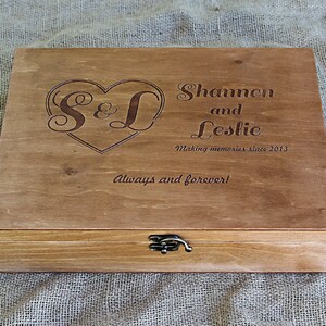 Wedding Memory Box, Personalized Wedding Box, Wedding Memento Box ...
