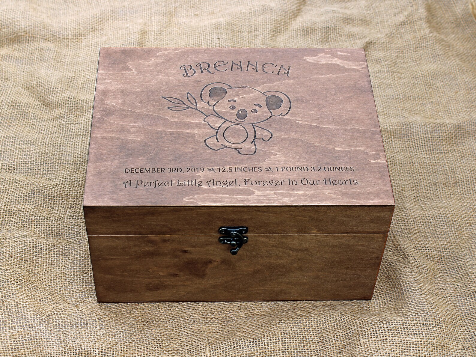 Personalized Memory Box First Birthday Capsule Baby Keepsake - Etsy