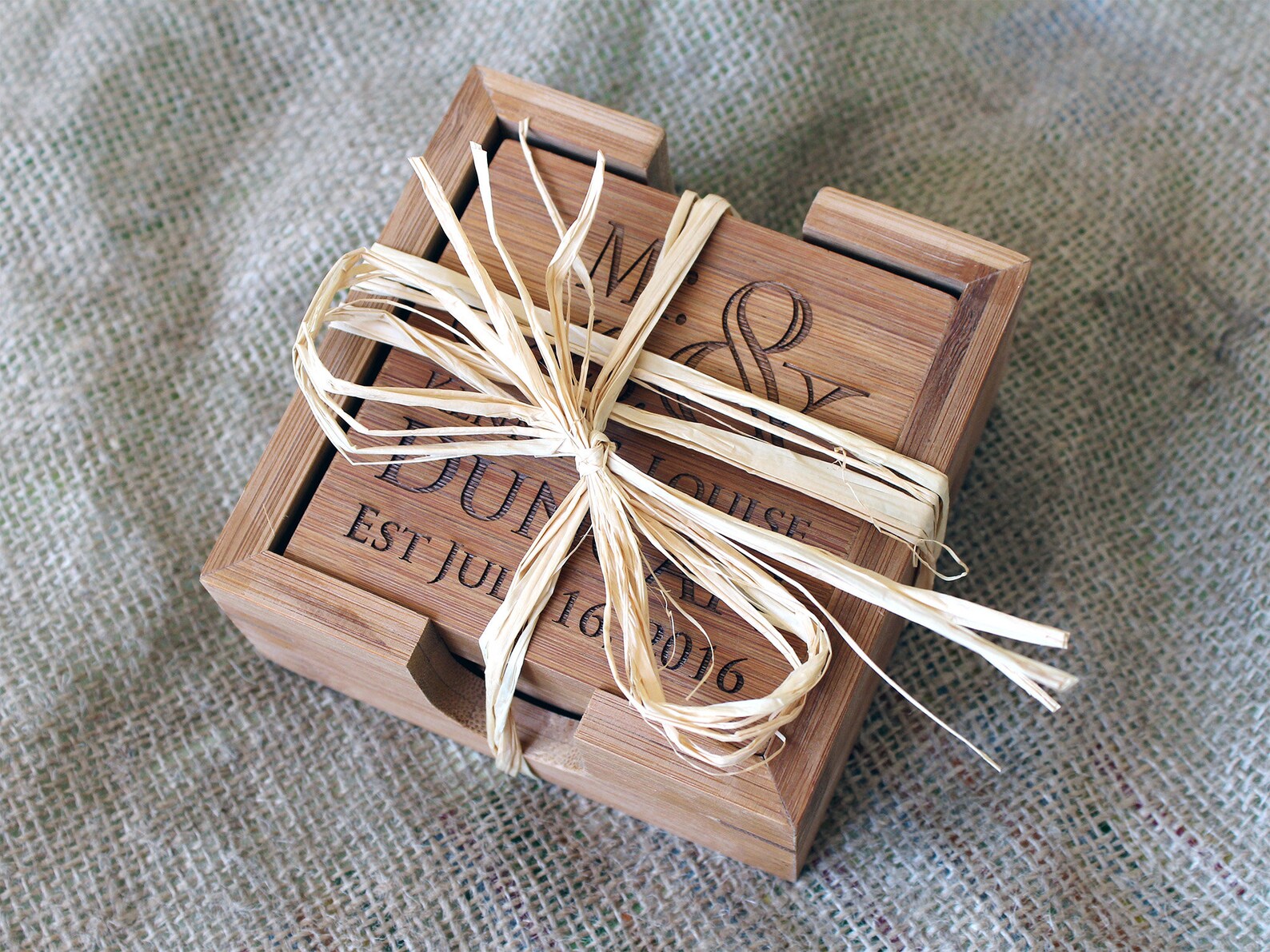 Custom Coasters Wedding Gift Housewarming Gift Personalized | Etsy