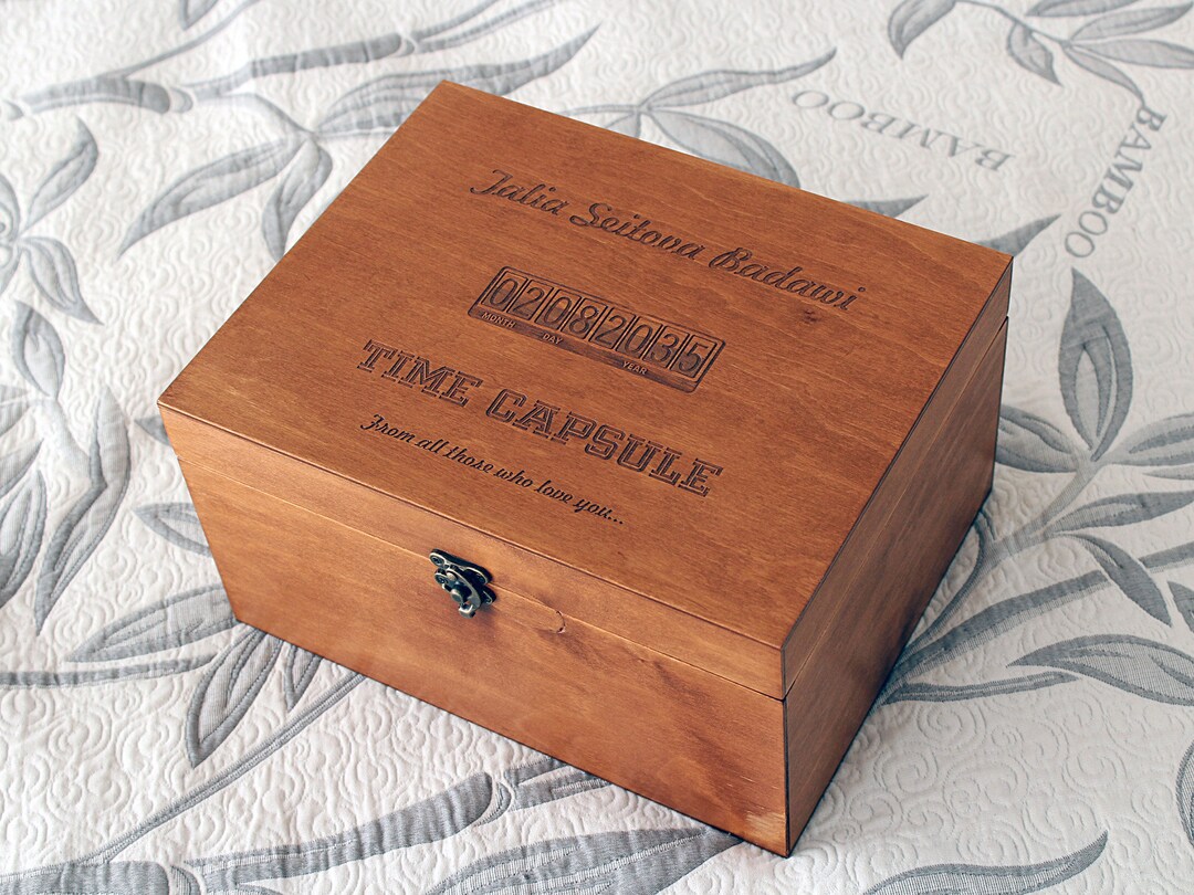 Time Capsule, Baby Time Capsule Box, Personalized Baby Memory Box ...