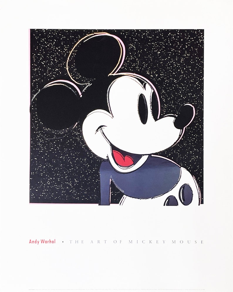 MICKEY MOUSE myths Series 1981 by Andy Warhol - Etsy