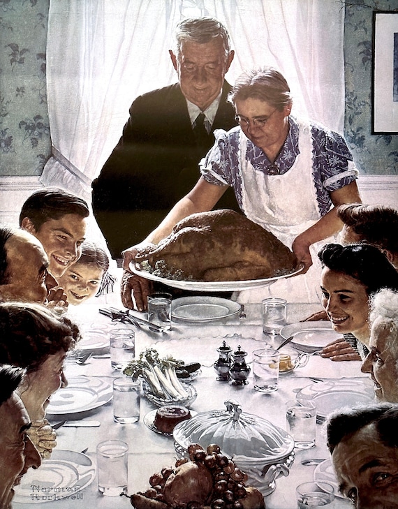 Norman Rockwell Thanksgiving Prints