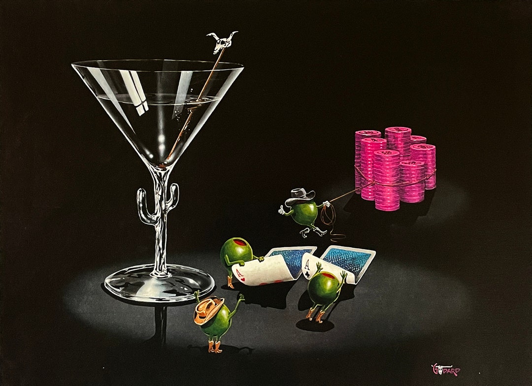 POCKET ROCKETS by Michael Godard - Unstretched Art Canvas - Etsy